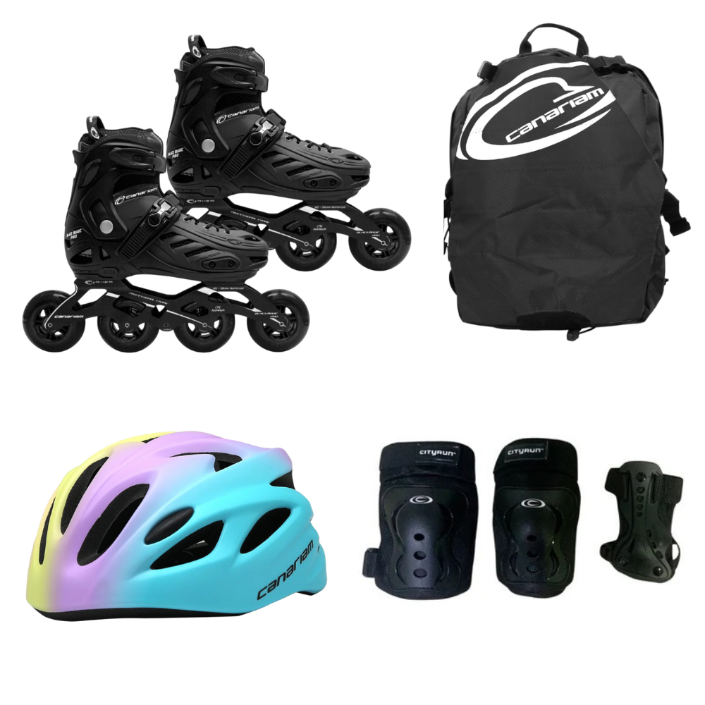 Kit de Patinaje Semi Profesional Canariam Black Magic Pro Plus – El ...